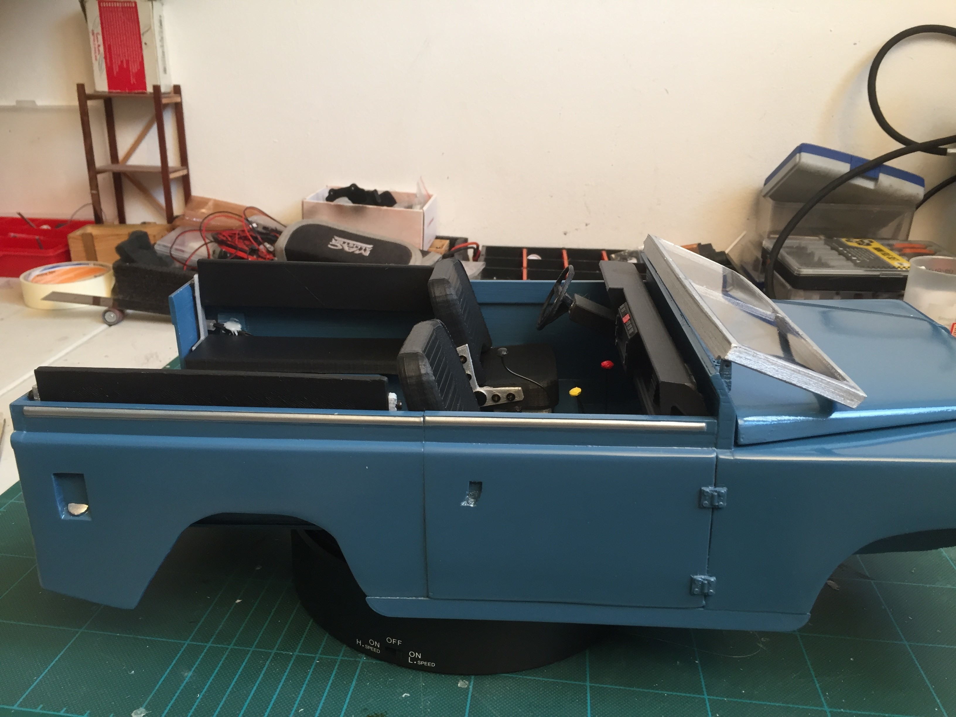 Download STL file rc body 1/10(wheelbase 275mm) defender D88 • 3D ...