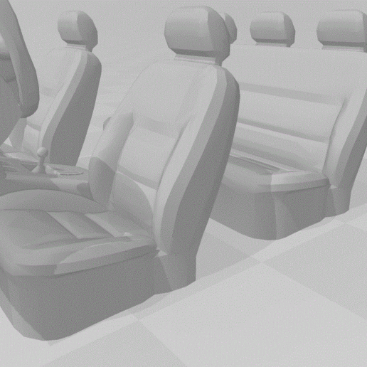 Download STL file Interior for RC 1/10 (universal) • 3D printing design ...