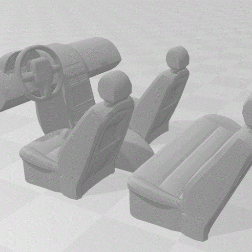 Download STL file Interior for RC 1/10 (universal) • 3D printing design ...