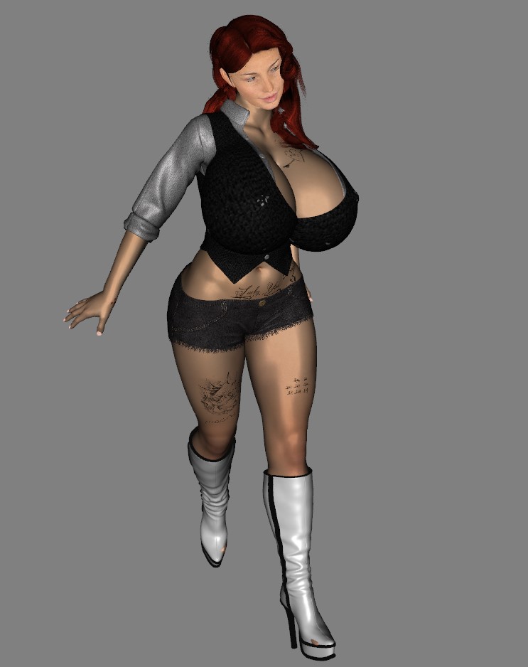 stl-file-walking-girl-big-boobs-3d-printable-model-to-download-cults