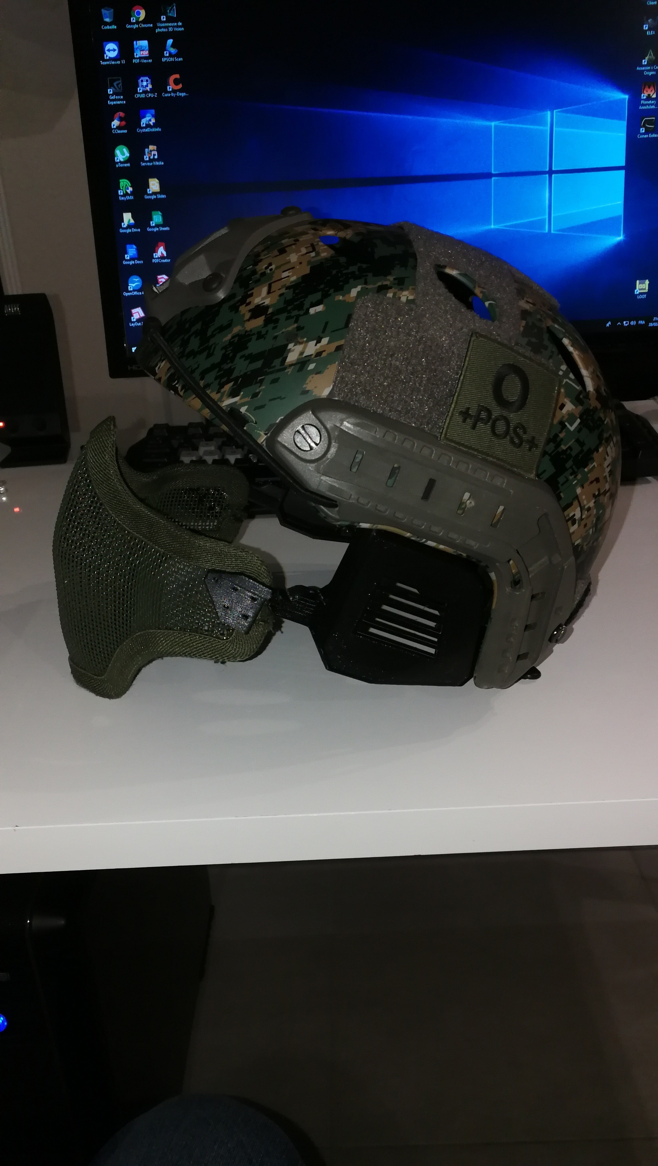 STL file Mask/helmet strap Fast EMERSON・3D print object to download・Cults