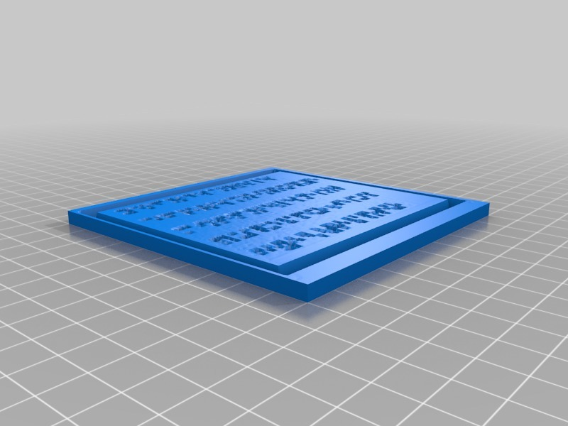 Free 3D file braille・3D printer model to download・Cults