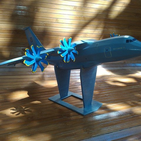 Download free STL Antonov An-70 (low poly) ・ Cults