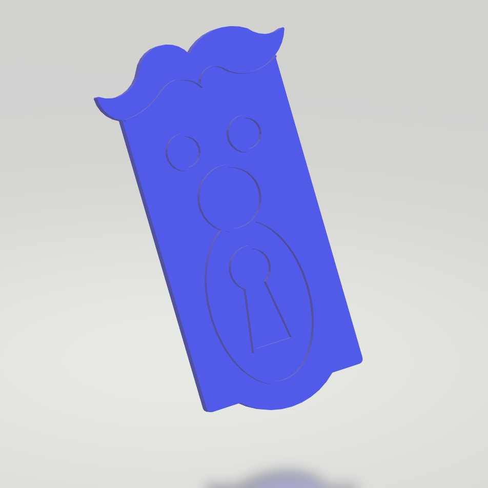 Download STL file Door Handle Cookie Cutter (Mad Tea Party Collection ...