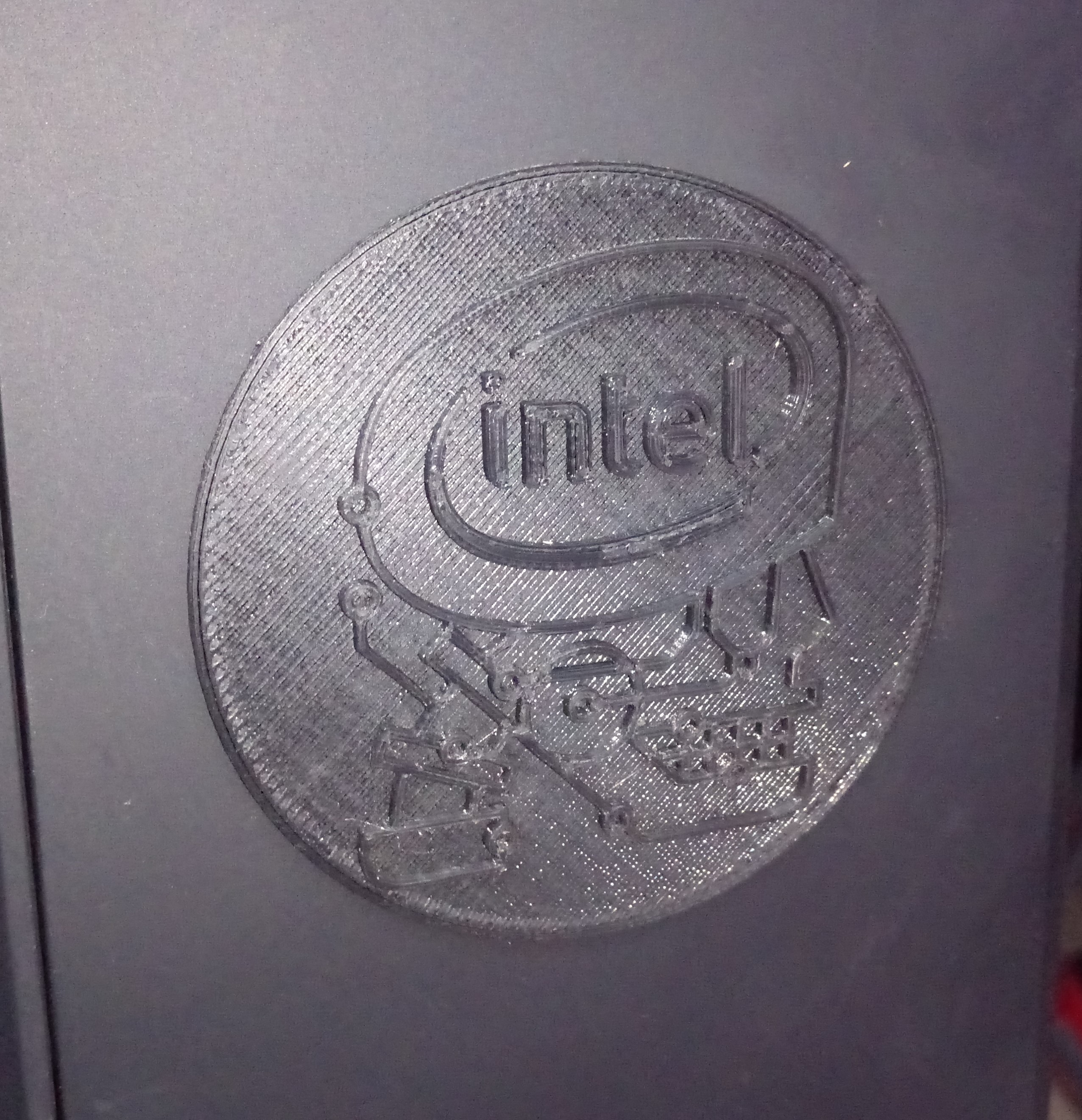 Free STL file Intel Skulltrail Badge・3D print design to download・Cults