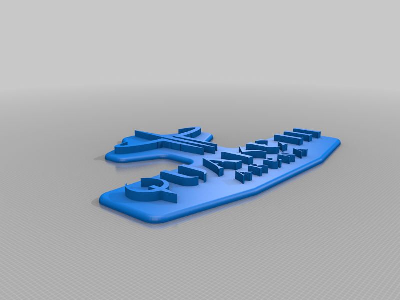 Free STL file Logo Quake 3 Arena・3D printing design to download・Cults