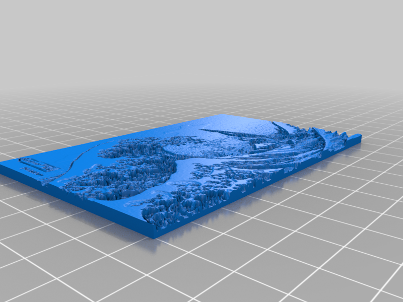Free STL file lithophane Poster Legend of Zelda Great Wave Off Kanagawa ...