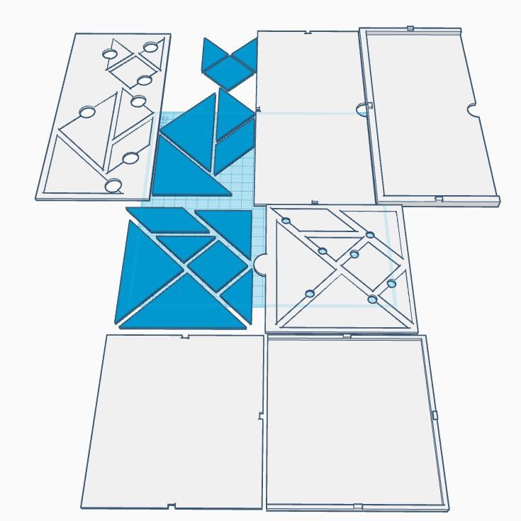 Free 3D file Tangram Cat・Template to download and 3D print・Cults