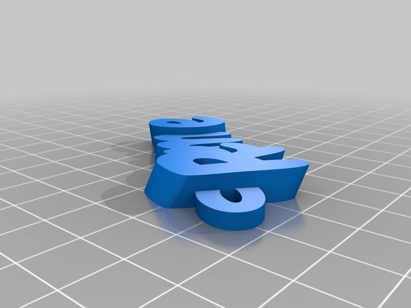 Free STL file Reme Keyring / Keyfob / Name / Llavero / Nombre・3D print ...