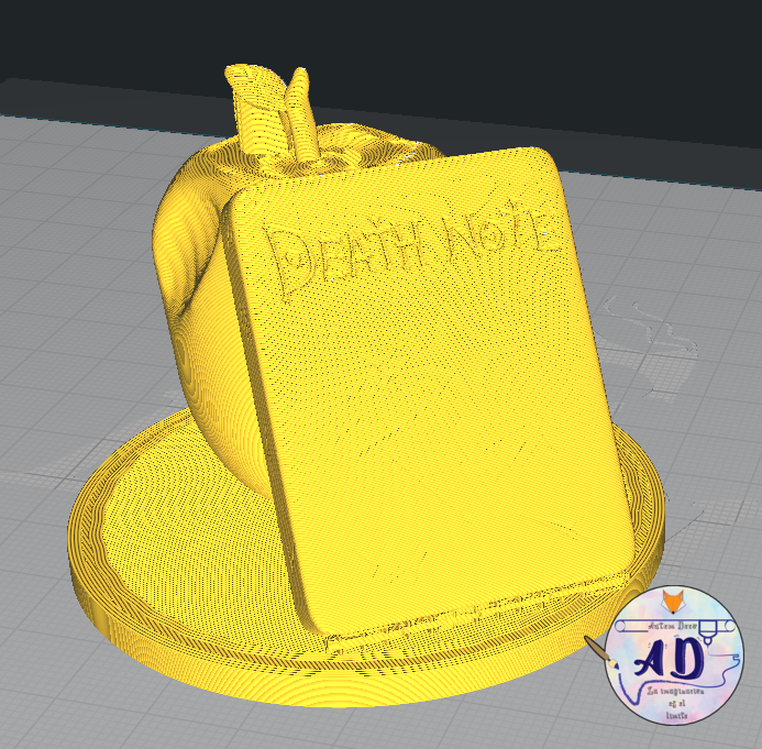 STL file Apple Death Note・3D printable model to download・Cults