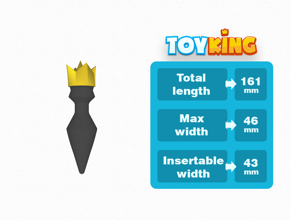 Télécharger fichier STL gratuit Bouchon de cul de ToyKing • Plan pour imprimante 3D ・ Cults