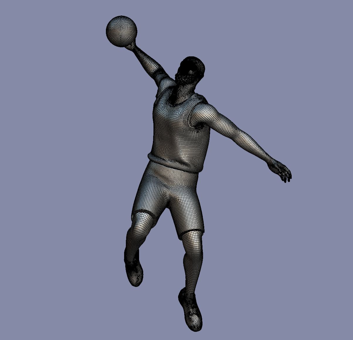 Fichier STL LeBron James prêt pour l'impression 3D en couleur 🗿・Modèle ...