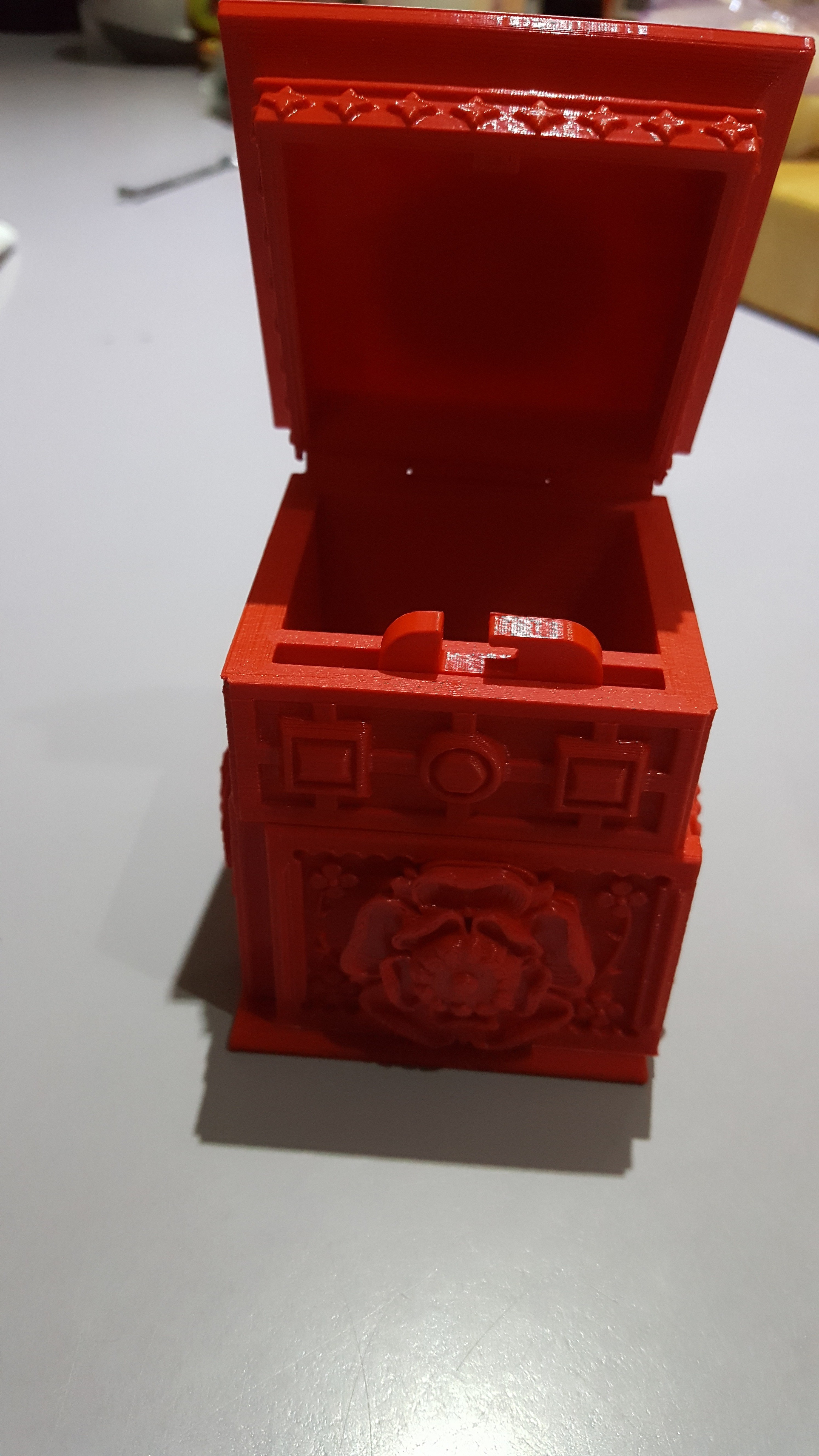 3D printable The Tudor Rose Box (with secret lock) • made with CREALITY ...