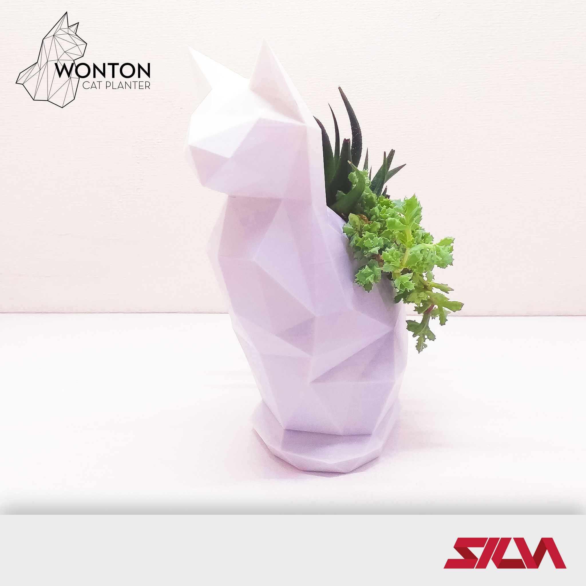 3D file Wonton Cat Planter・Model to download and 3D print・Cults