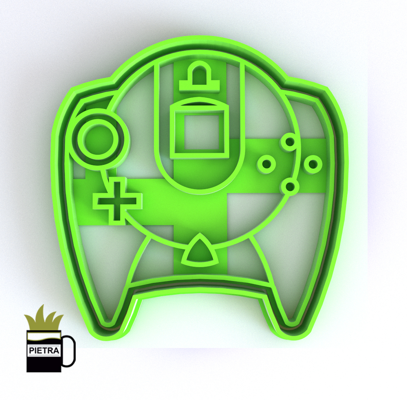 STL file JOSTICKS Sega Dreamcast CUTTING MOULD FOR FONDANT CALLETS・3D ...