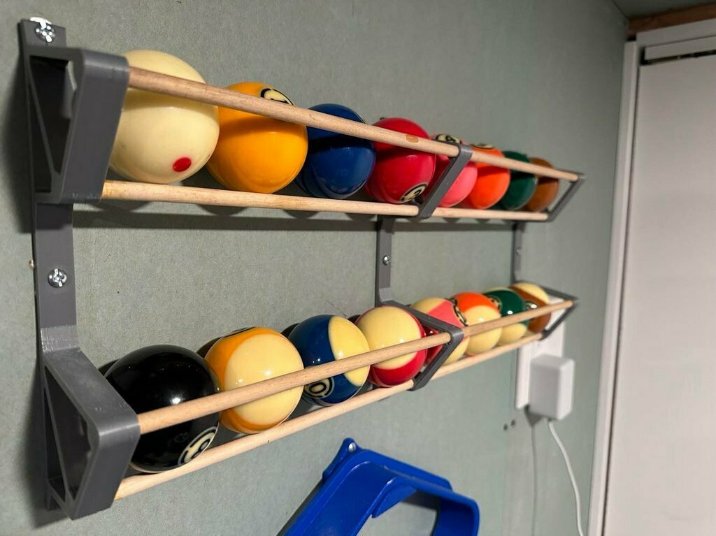 Free 3D file Simple Pool Ball Rack・3D printer design to download・Cults
