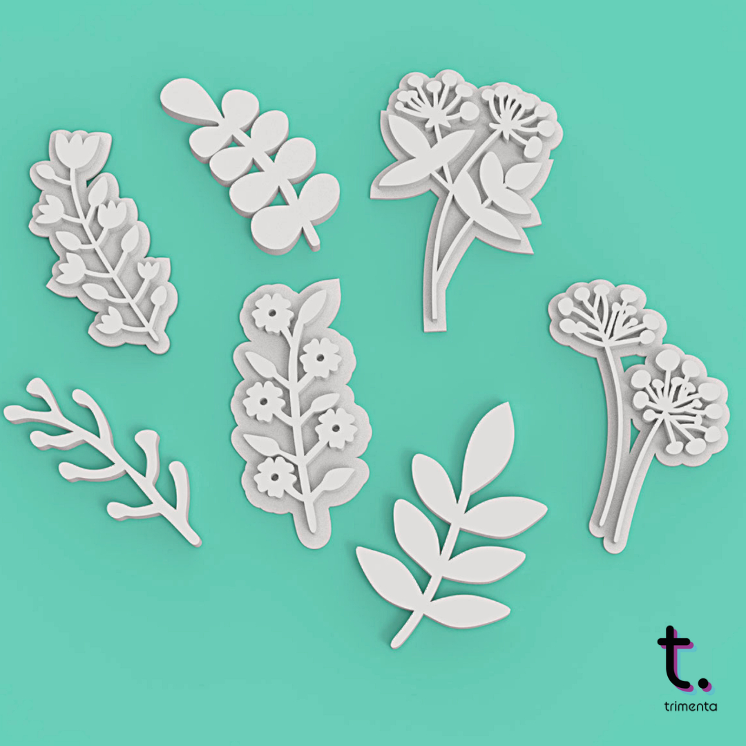 Archivo STL Botanical embossers 🔧・Modelo de impresión 3D para descargar ...