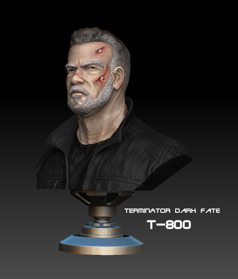 STL file Terminator Dark Fate・Model to download and 3D print・Cults
