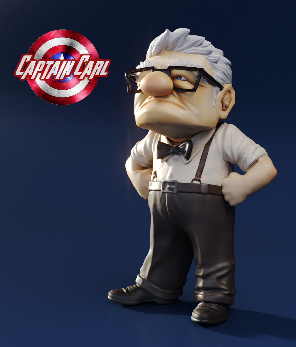 Archivo STL Capitán Carl 👾・Plan de impresora 3D para descargar・Cults