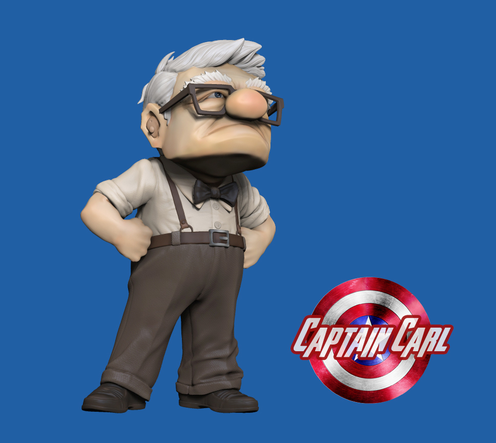 Archivo STL Capitán Carl 👾・Plan de impresora 3D para descargar・Cults