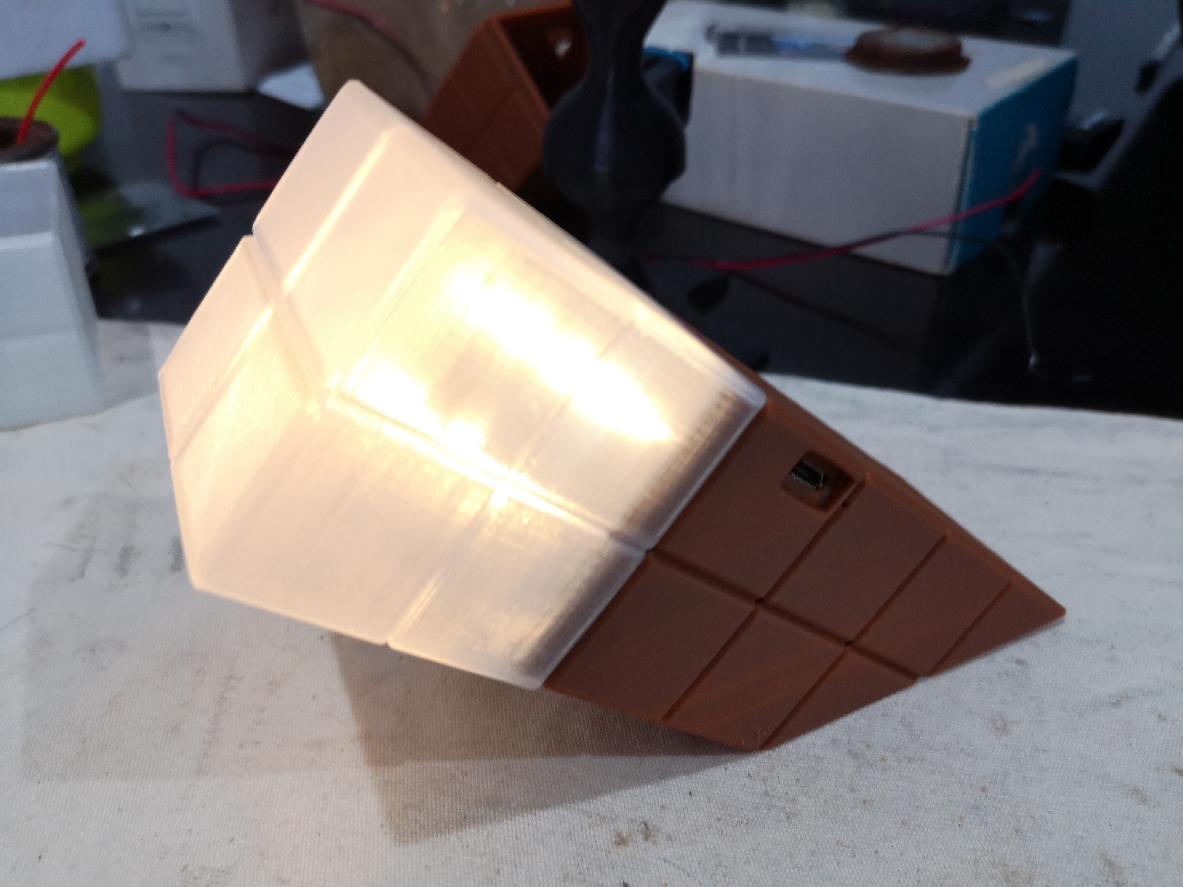 Файл STL minecraft lamp・Модель 3D-принтера для скачивания・Cults