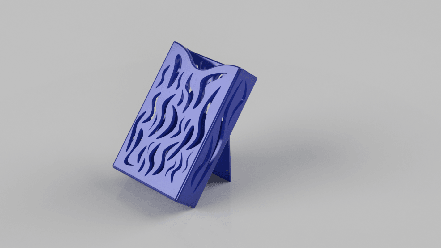 Free STL file business card holder for desk・3D print design to download ...