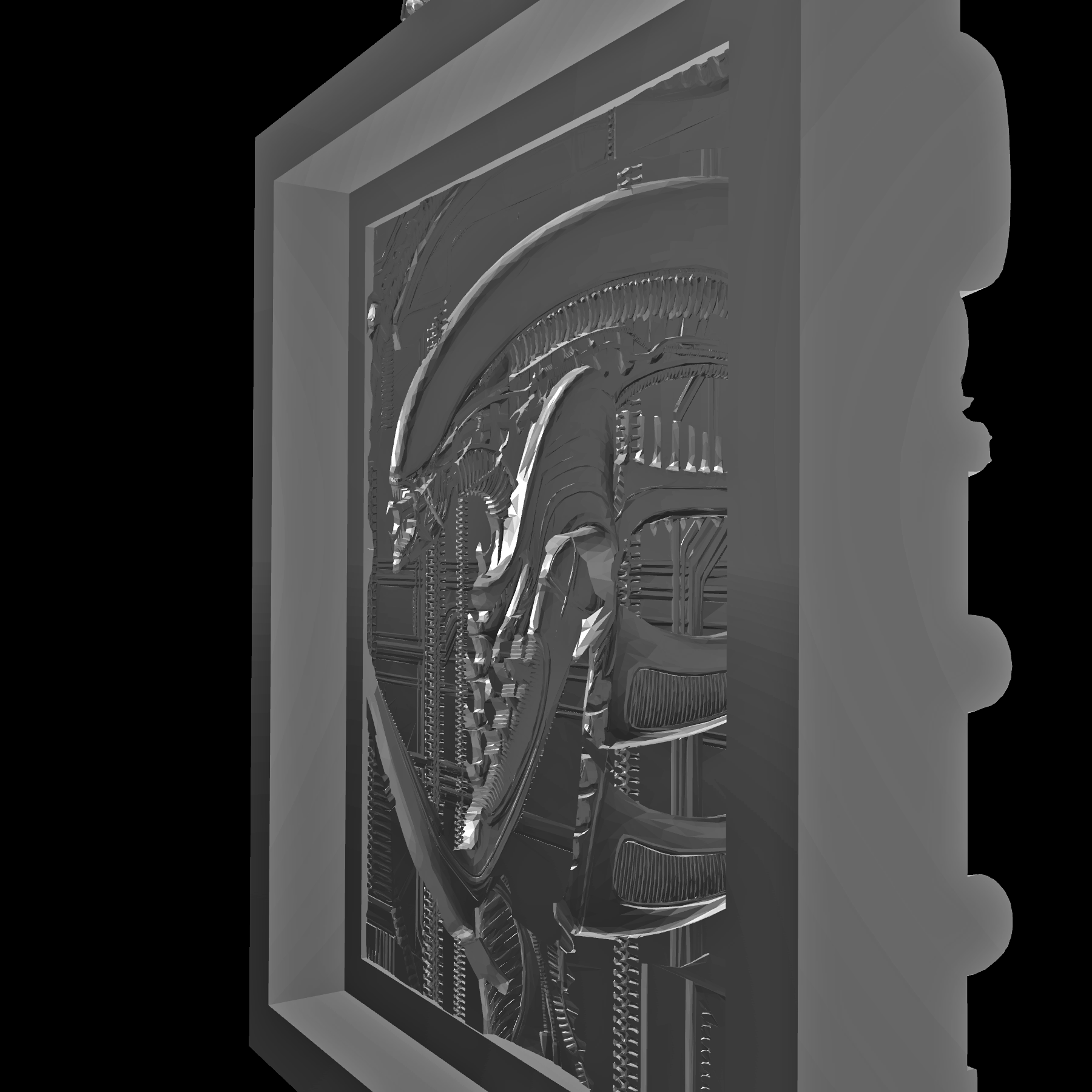 STL file PENDANT - PROMETHEUS ALIEN・3D printing template to download・Cults
