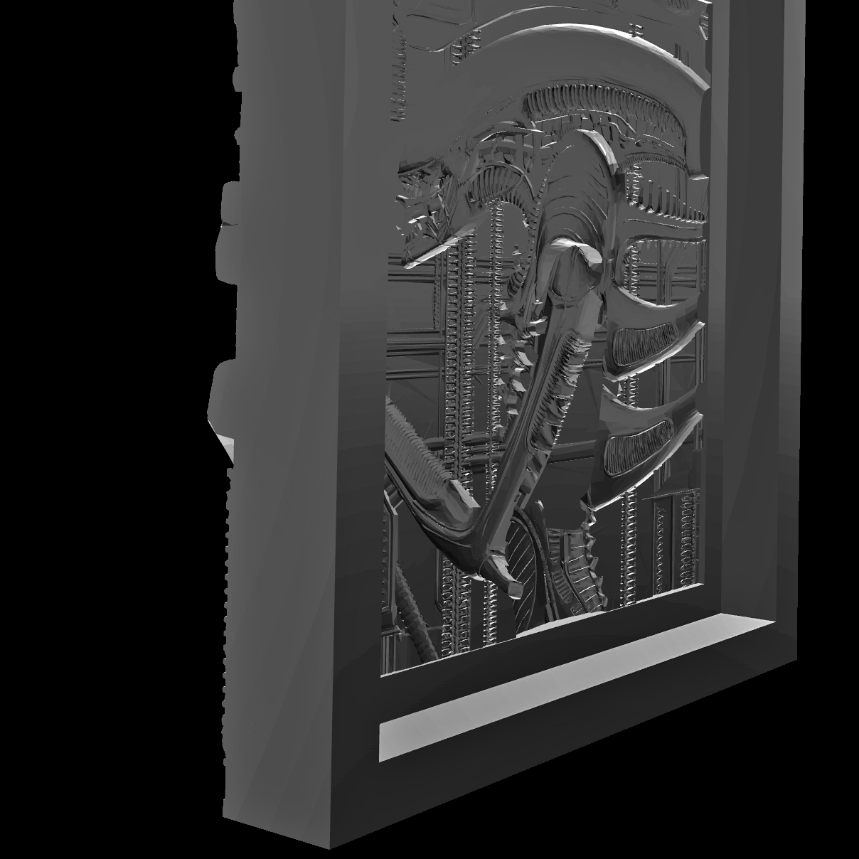 STL file PENDANT - PROMETHEUS ALIEN・3D printing template to download・Cults