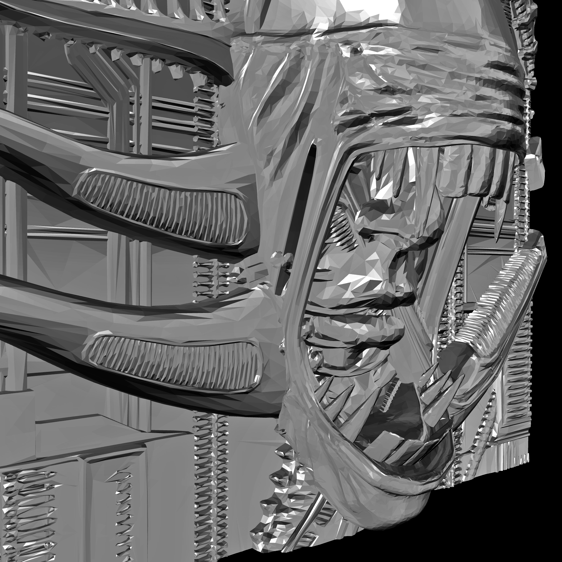 STL file PENDANT - PROMETHEUS ALIEN・3D printing template to download・Cults