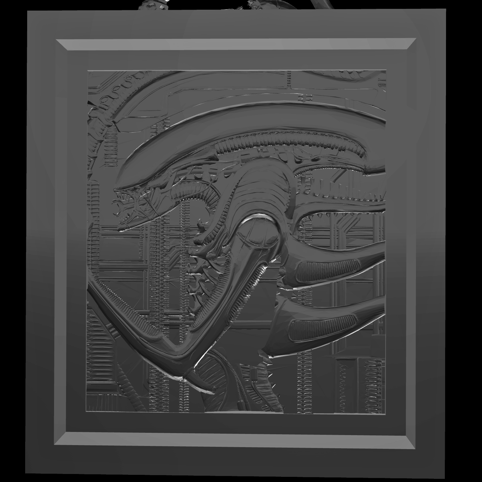 STL file PENDANT - PROMETHEUS ALIEN・3D printing template to download・Cults