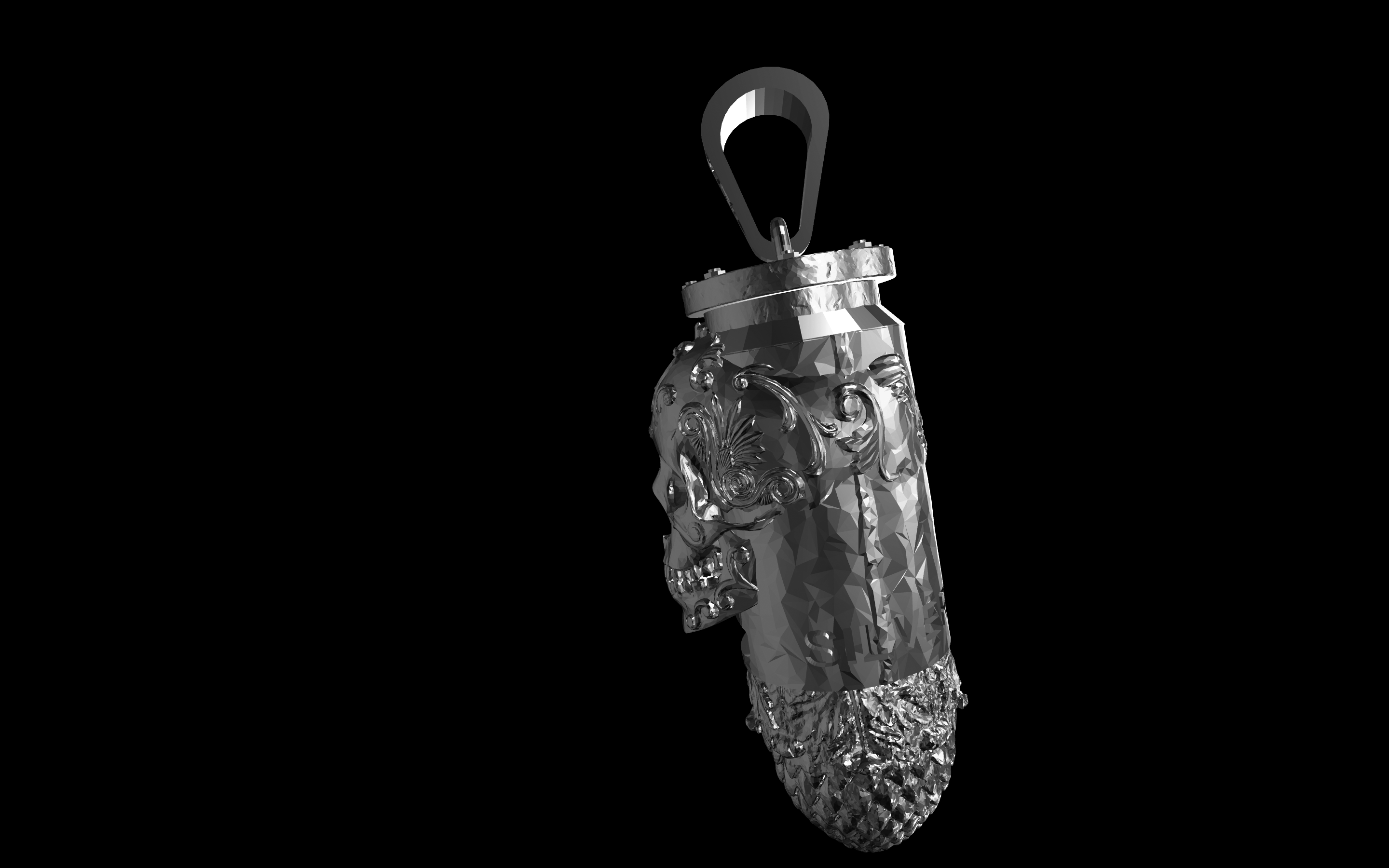 STL file PENDANT - SILVER BULLET・3D printer design to download・Cults