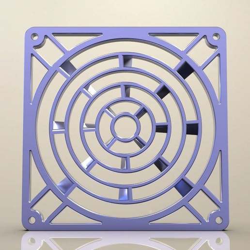 Download STL file Fan Grill #7 • 3D printing object ・ Cults