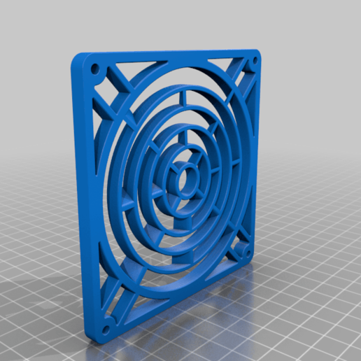 Download STL file Fan Grill #7 • 3D printing object ・ Cults