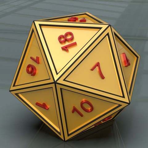 Download STL file 20 sided Dice • 3D printer object ・ Cults