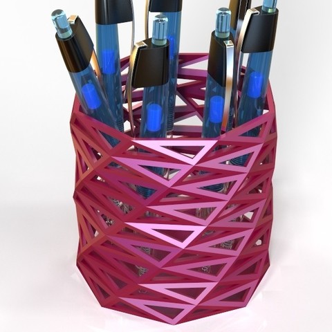 Download STL file Pencil Holder #3 • 3D printer template ・ Cults