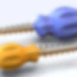 Download STL file Corn Cob Holders • 3D printable model ・ Cults