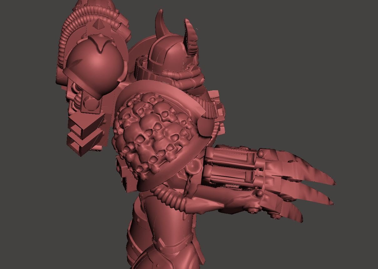 Fichier STL gratuit vindex chao et virtus unguibus・Design imprimable en ...