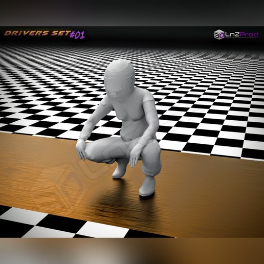 Download STL file Drivers set scale models #1 • 3D printable model ・ Cults