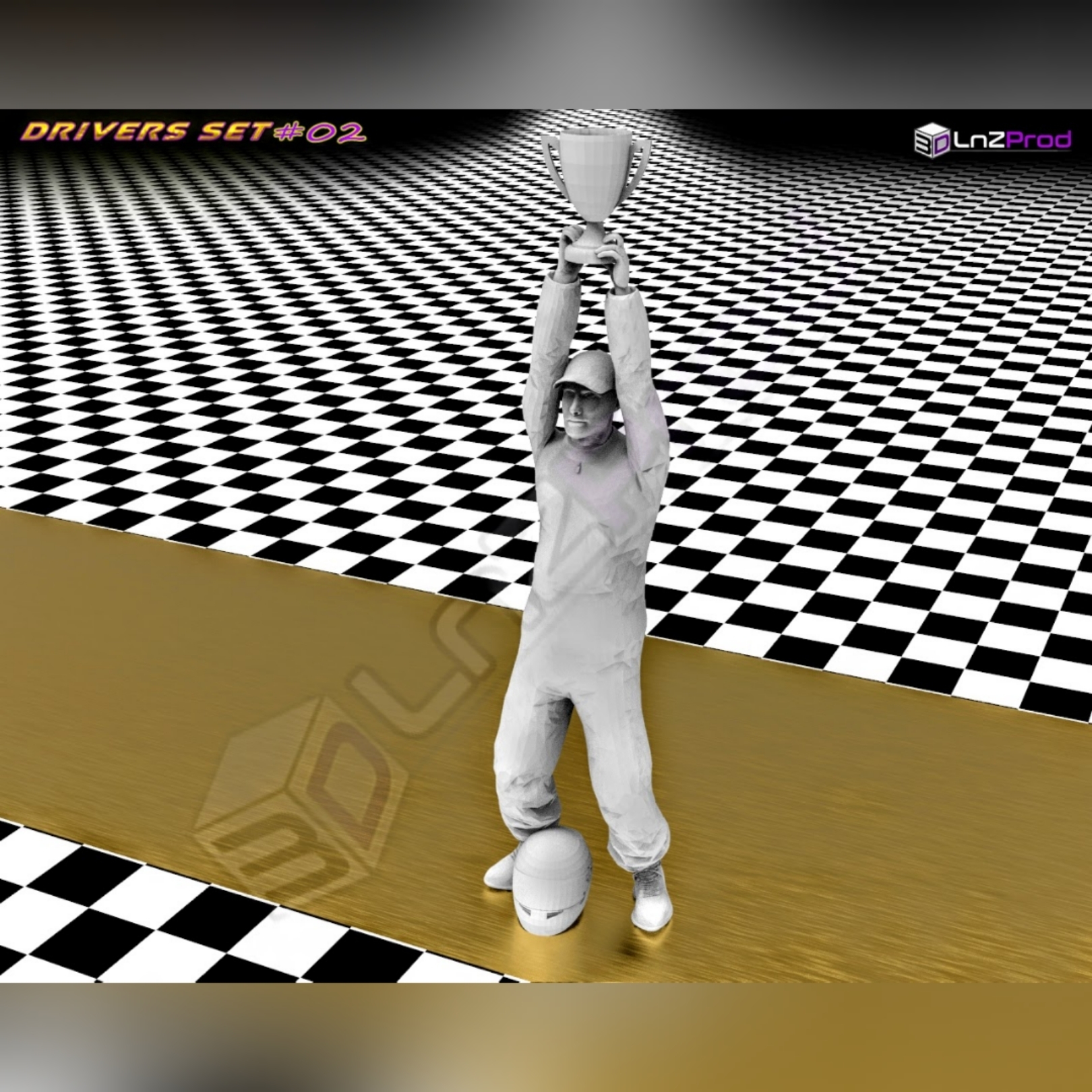 STL file Drivers set scale models #02・Model to download and 3D print・Cults