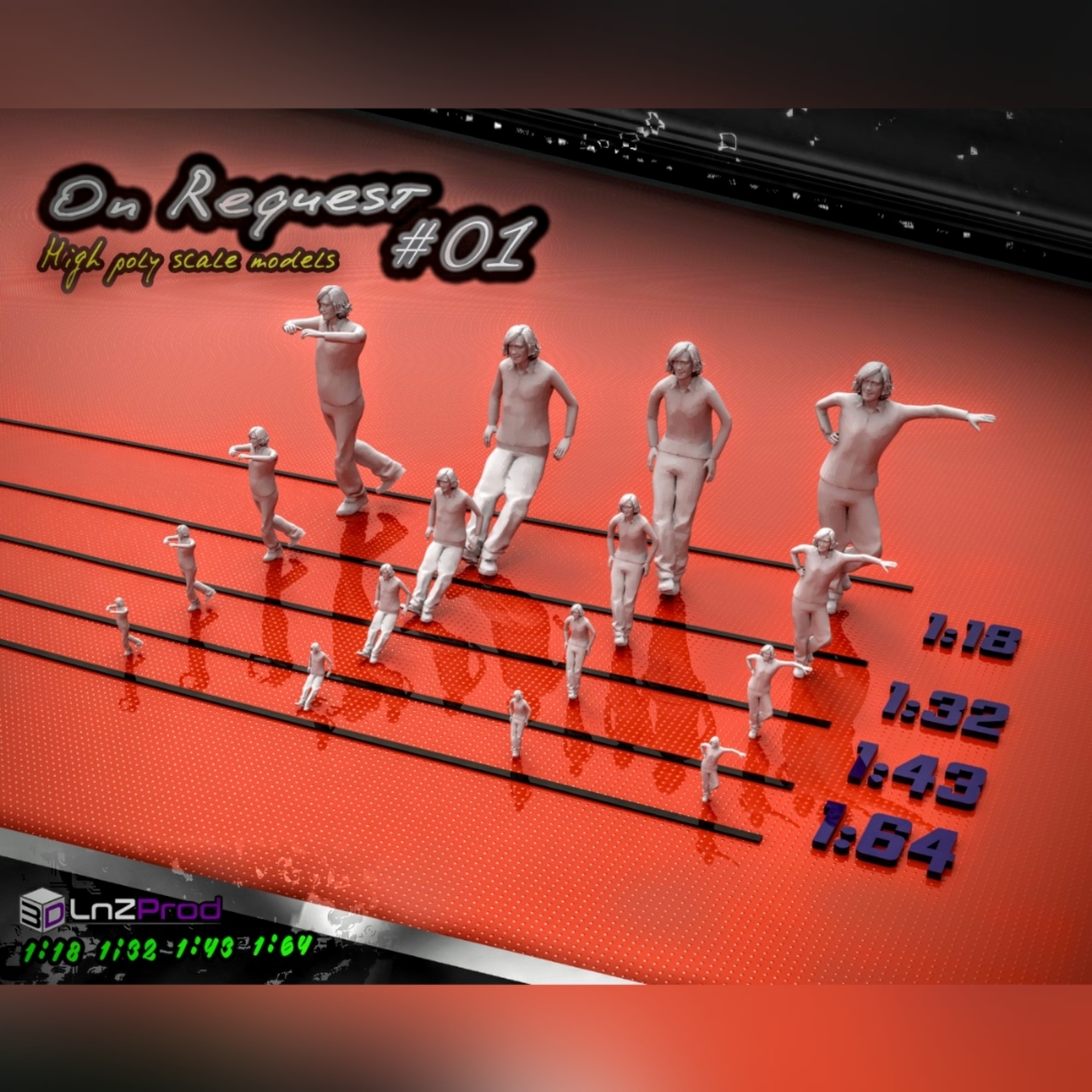 3D file On request models set of scale models #01・Model to download and ...