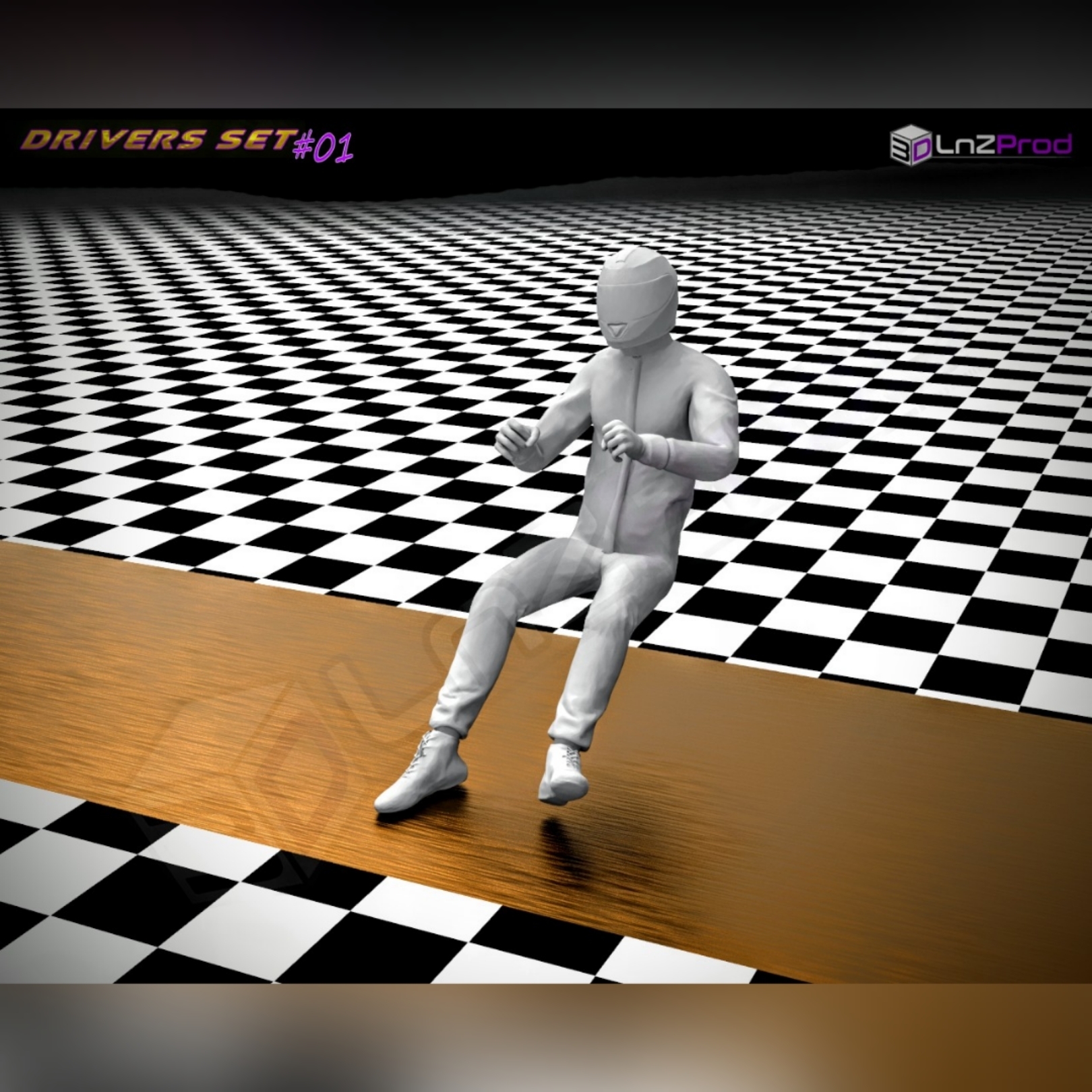3D file Drivers set scale models #1・3D printer model to download・Cults