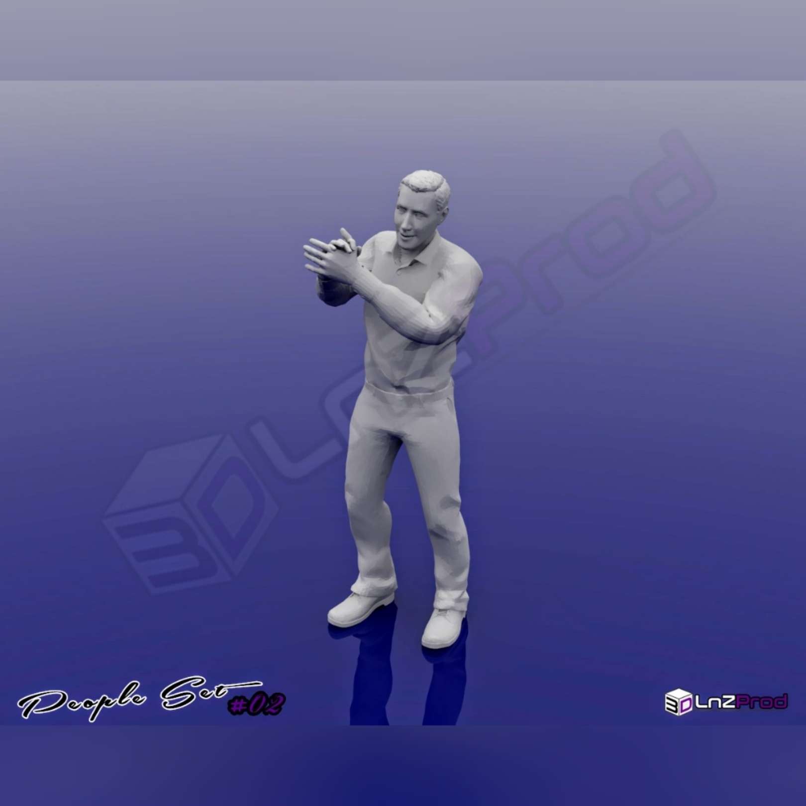 3D file People set scale models #02 👩・3D printable model to download・Cults