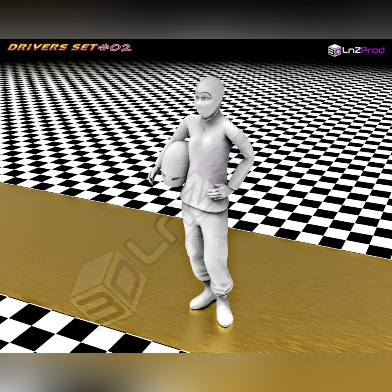 STL file Drivers set scale models #02・Model to download and 3D print・Cults