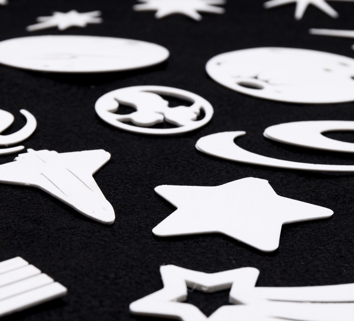 Free STL file Space Decals 🛰・Object to download and to 3D print・Cults