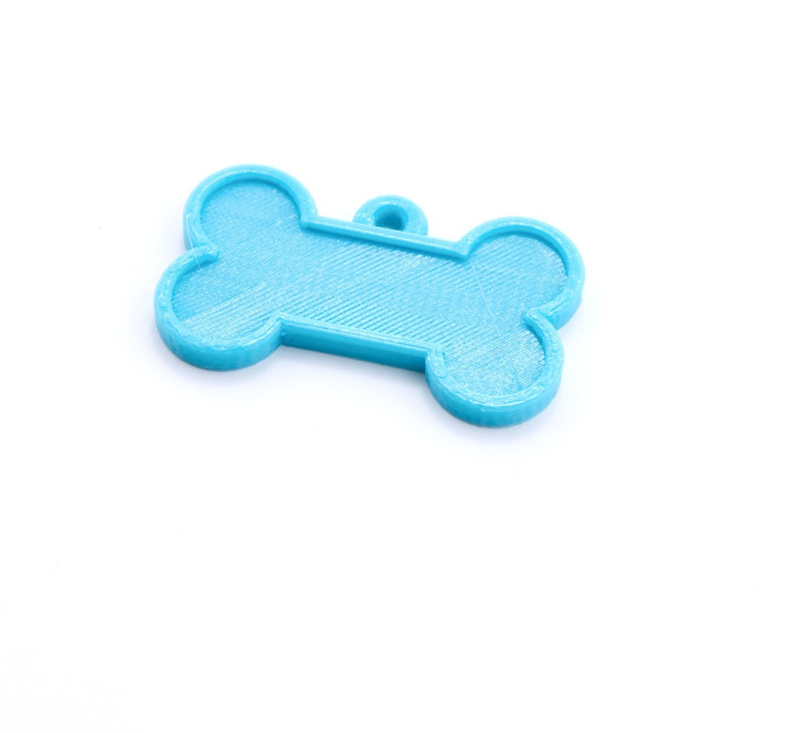 Free STL file Fancy Bone Collar Tag・3D printable object to download・Cults