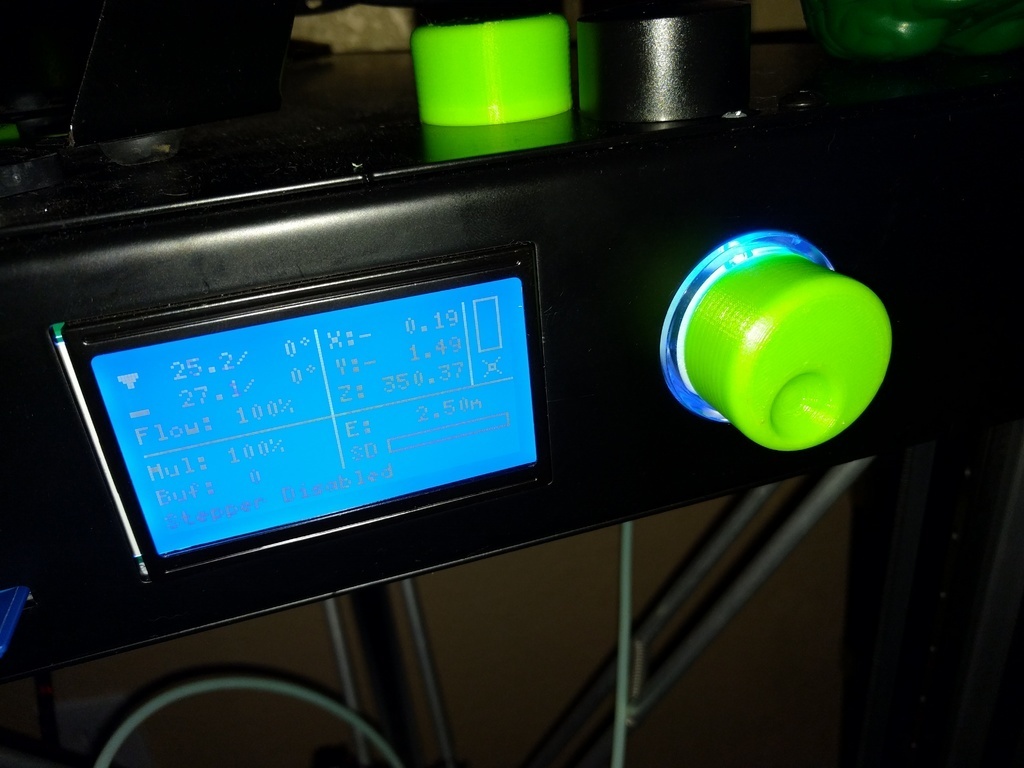 Free 3D file HatchBox Alpha Turn Knob・Template to download and 3D print ...