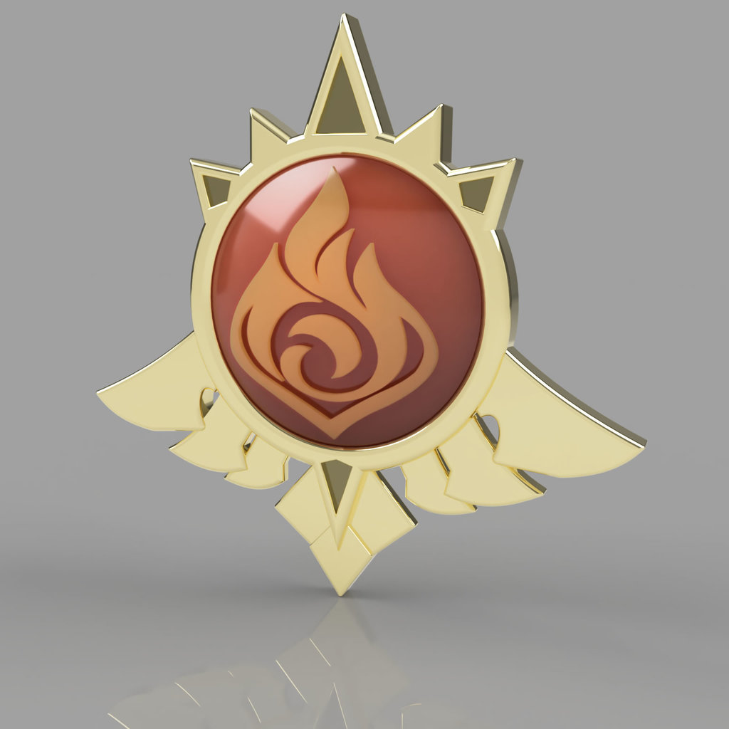 Free 3D file Genshin Impact Vision 🎭・3D printing design to download・Cults