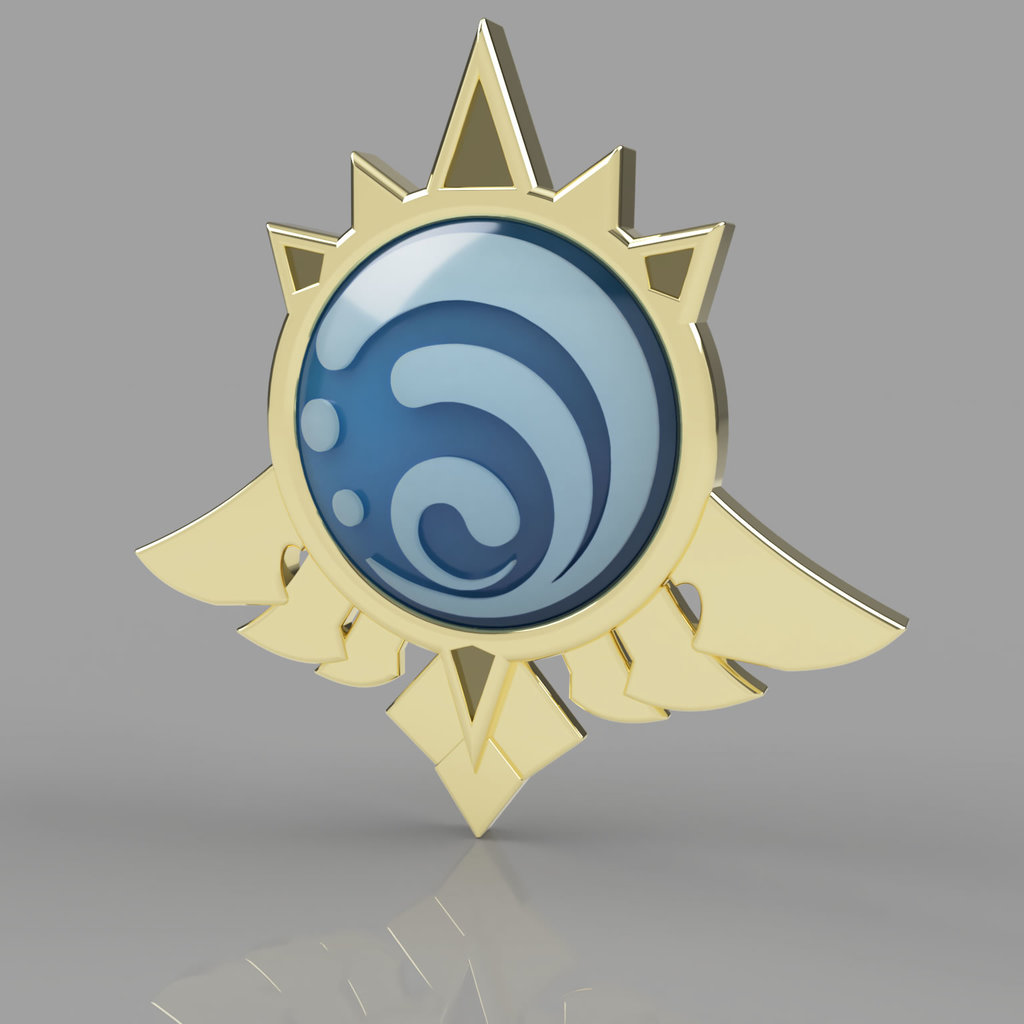 Free 3D file Genshin Impact Vision 🎭・3D printing design to download・Cults