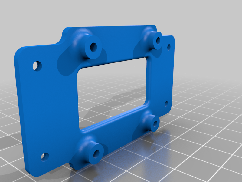 Free 3D file Raspberry Pi HQ Cam Pi0 Mounting Plate - Ultimate Webcam ...