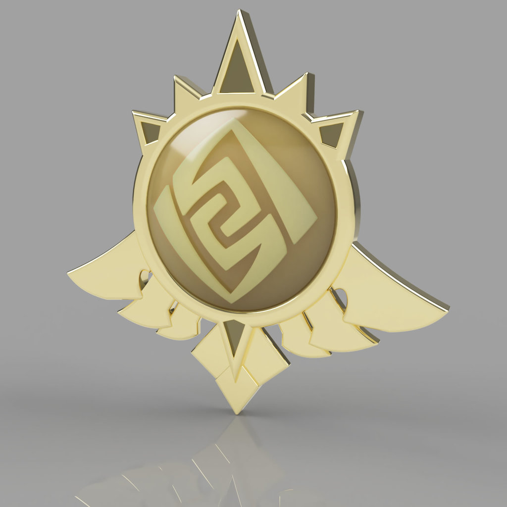 Free 3D file Genshin Impact Vision 🎭・3D printing design to download・Cults